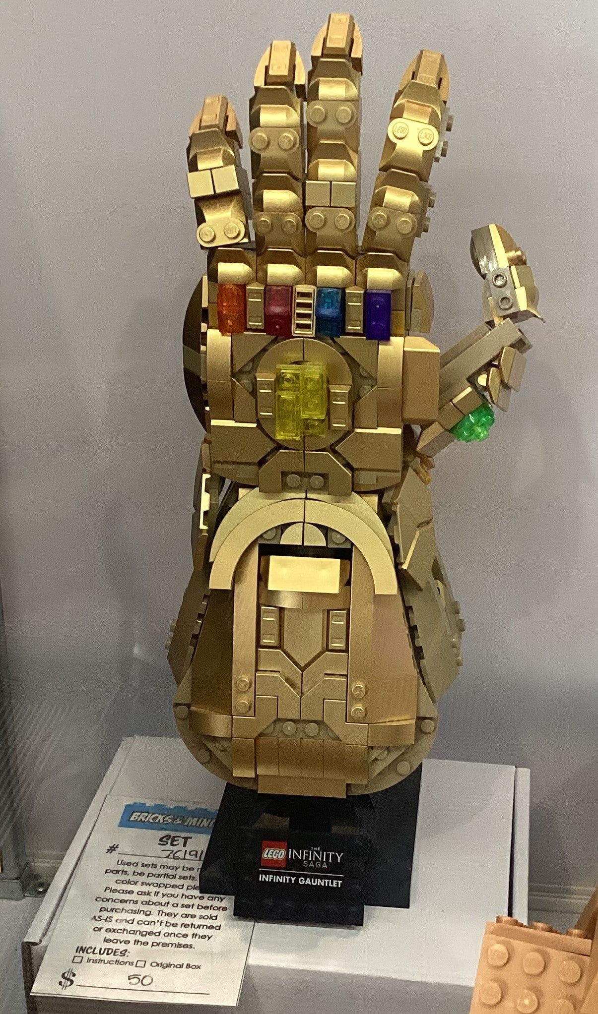 76191 Marvel: Infinity Gauntlet - [Pre-Owned] – bricksandminfigsmetroeast
