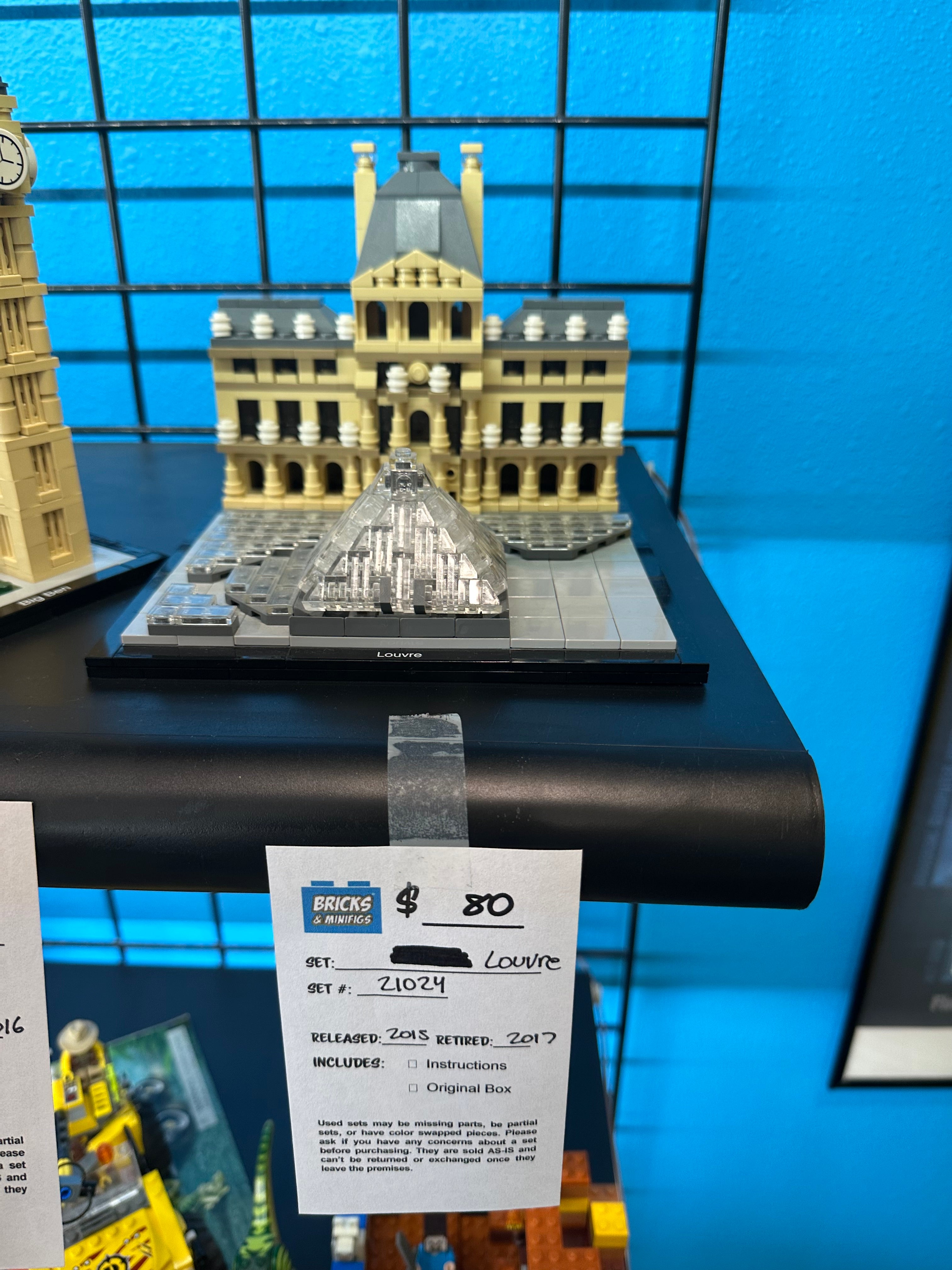 21024 Architecture: Louvre - [Pre-Owned] – bricksandminfigsmetroeast